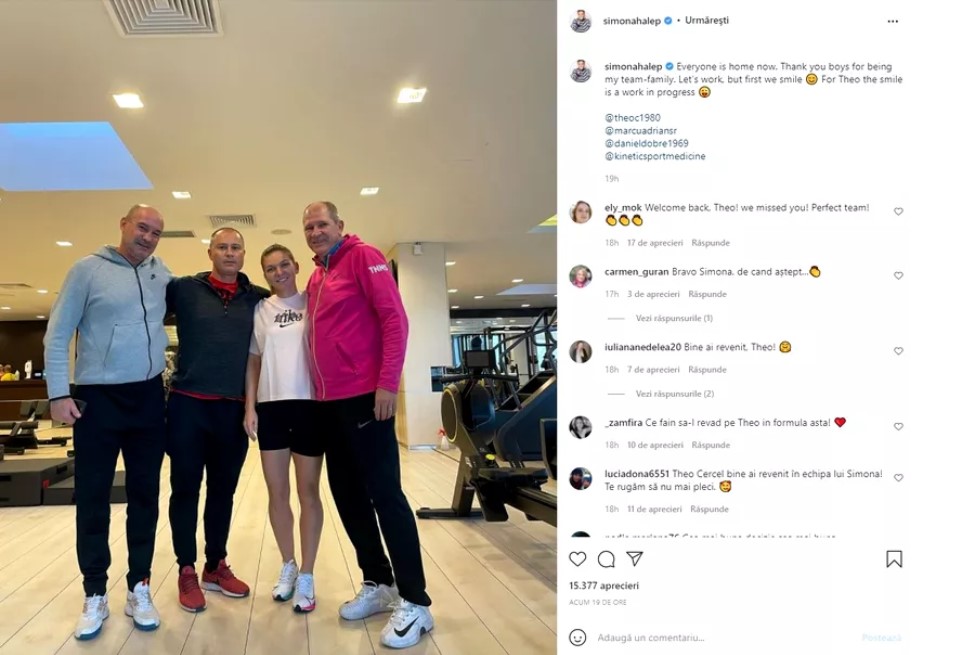 Nimeni nu mai este „acasă”. Simona „100% Mouratoglou” renunță din nou ...